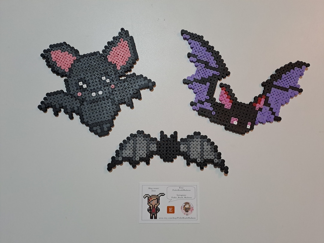 Bats perler Beads - Etsy