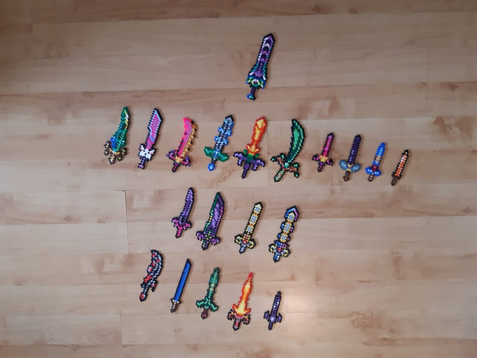 Terraria Swords Perler Beads | Etsy