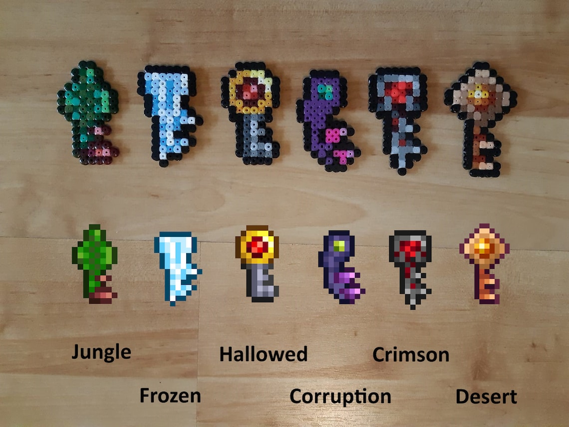 Terraria Keys: Golden Shadow Temple Jungle Frozen - Etsy UK