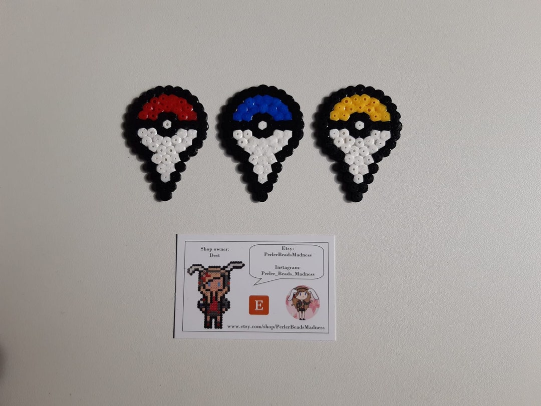 Pokémon GO Location Pins: Team Valor, Team Mystic, Team Instinct perler ...