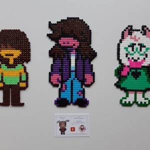 Deltarune - Characters: Kris, Susie, Ralsei, Lancer, Jevil, Rouxls ...