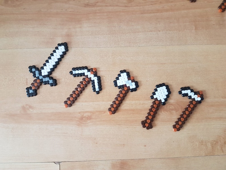 Minecraft Werkzeuge Perler Perlen | Etsy