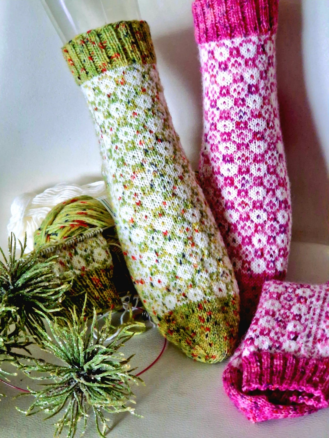 Knitting Pattern Socks, Sample Socks - Etsy