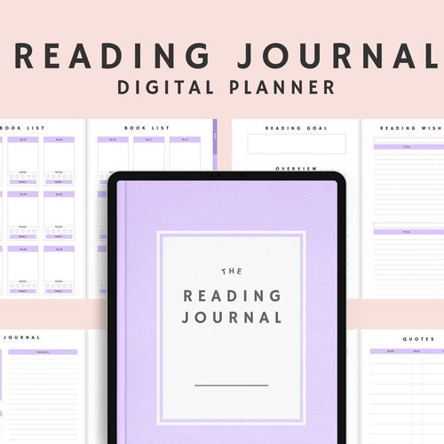 Digital Reading Log to Read Tracker Book Journal Review - Etsy