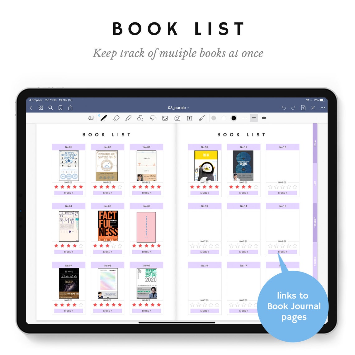 Digital Reading Log to Read Tracker Book Journal Review - Etsy