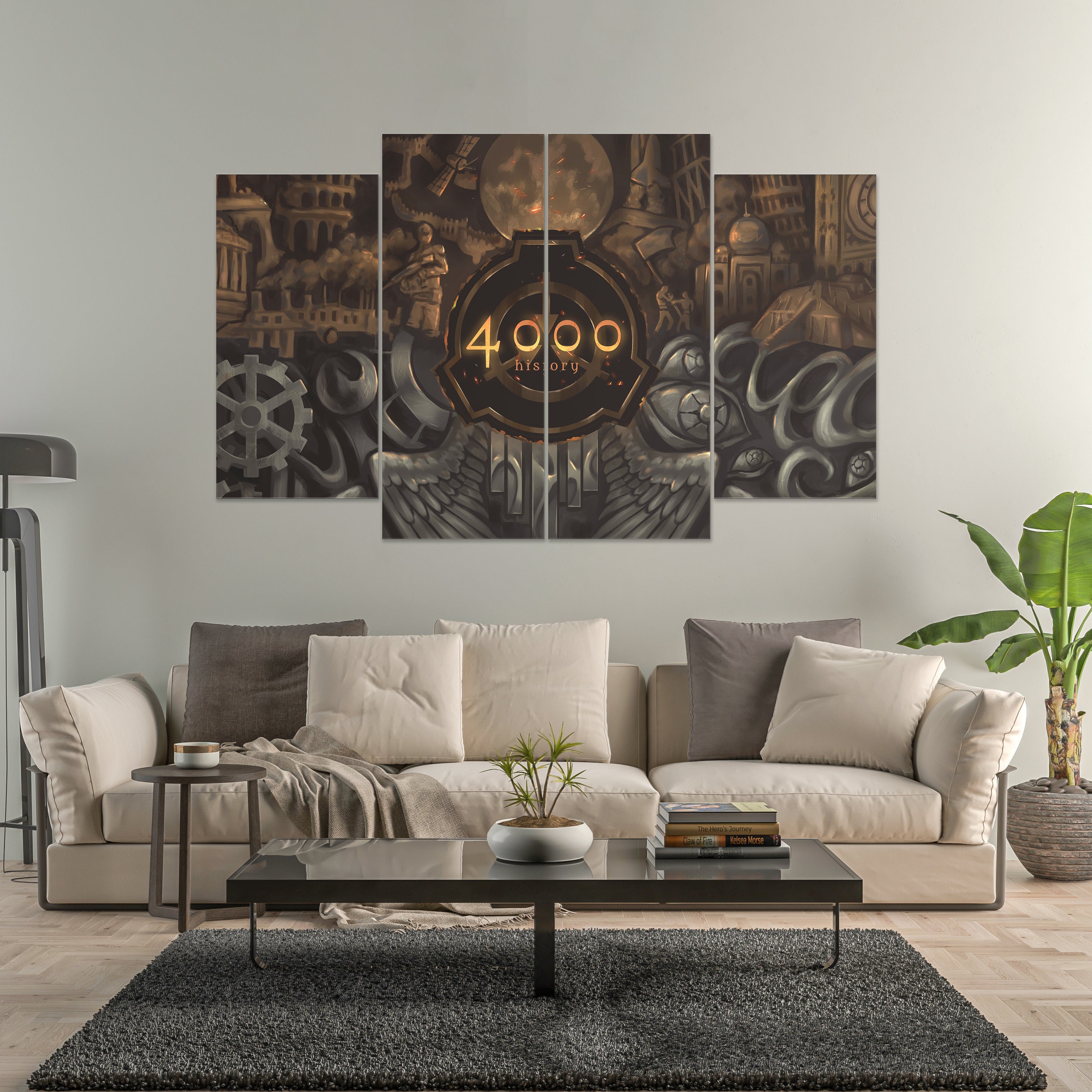 SCP Wand dekor SCP 40000 Druck SCP Foundation Scp - Etsy.de