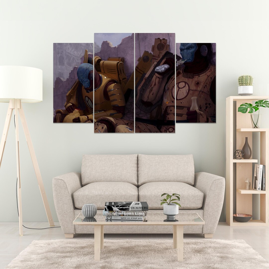 Tau Soldiers, Warhammer 40k Print, Wh40k Print, WH Wall Art, Xenos Army ...