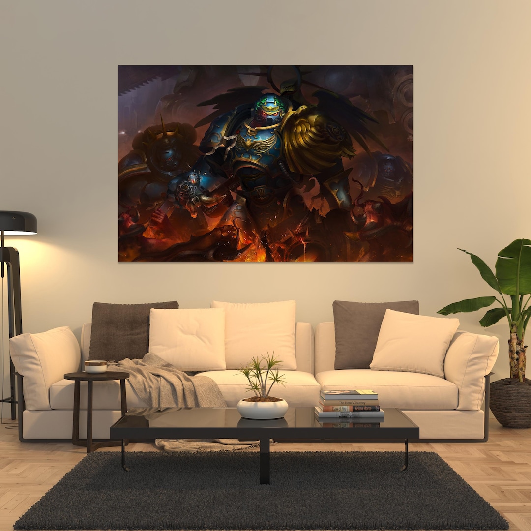 Roboute Guilliman and the Ultramarines Legion, Wh40k Print, Primarch ...