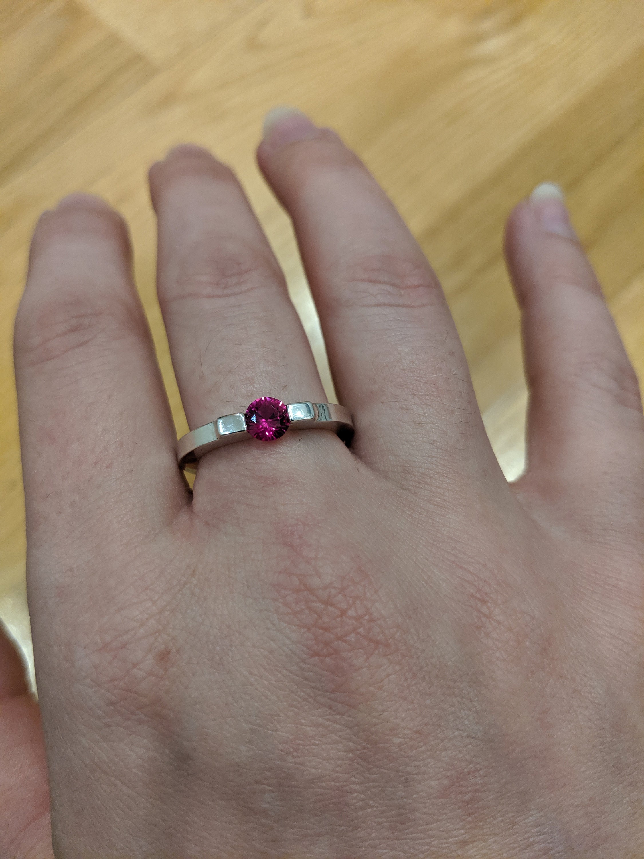Sterling Silver Tension Ring Choose Your Gemstone! - Etsy UK