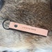 Handmade Genuine Leather Key Tag, Accessory - Etsy