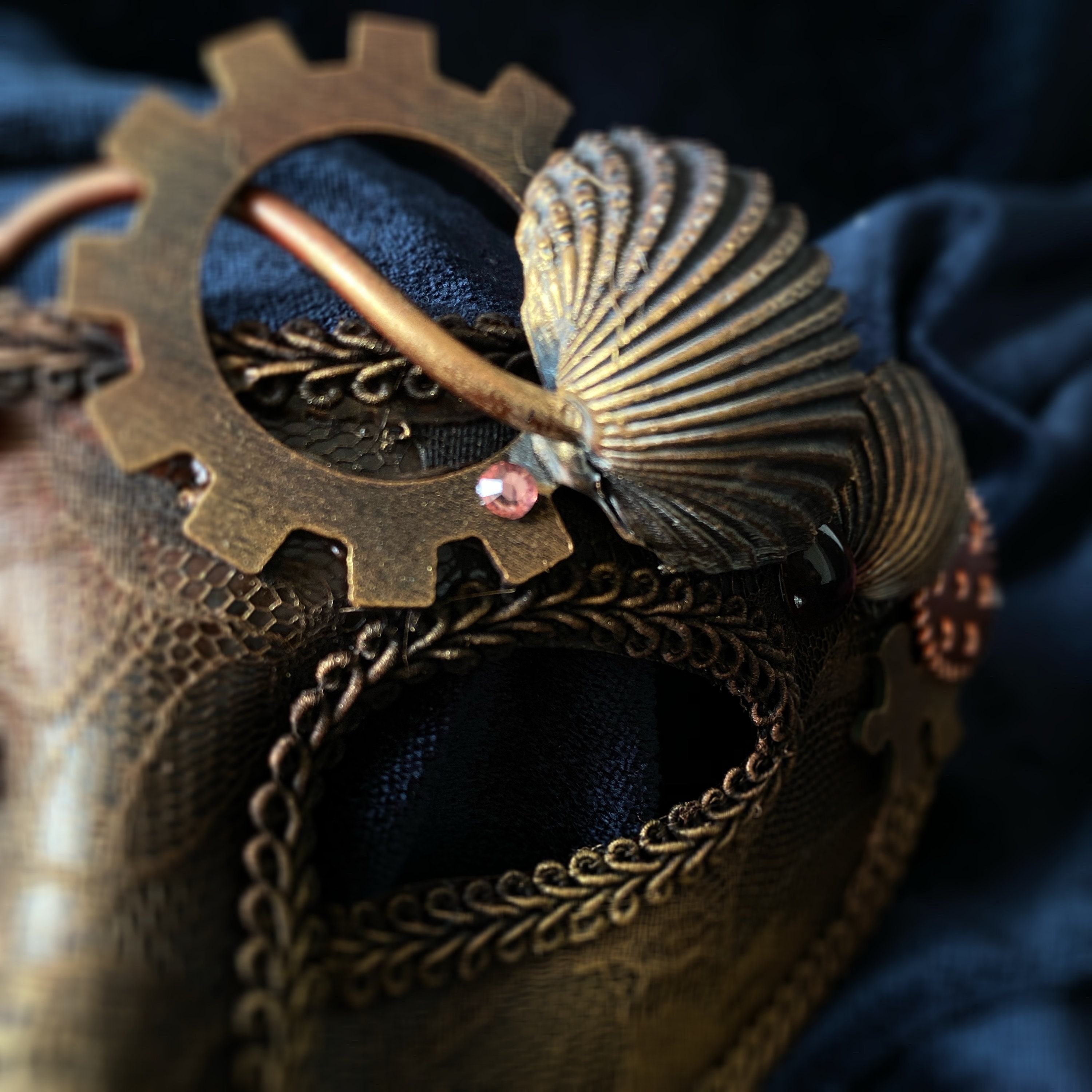 Steampunk, Mask, Cosplay, Siren, Mask, Carnival, Masquerade, Burning ...