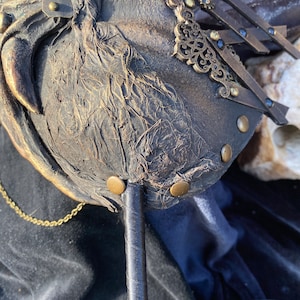 DEMON HALF FACE Steampunk, Mask, Cosplay, Halloween, Mask, Carnival ...