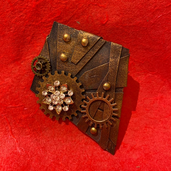 Steampunk Brooch - Etsy