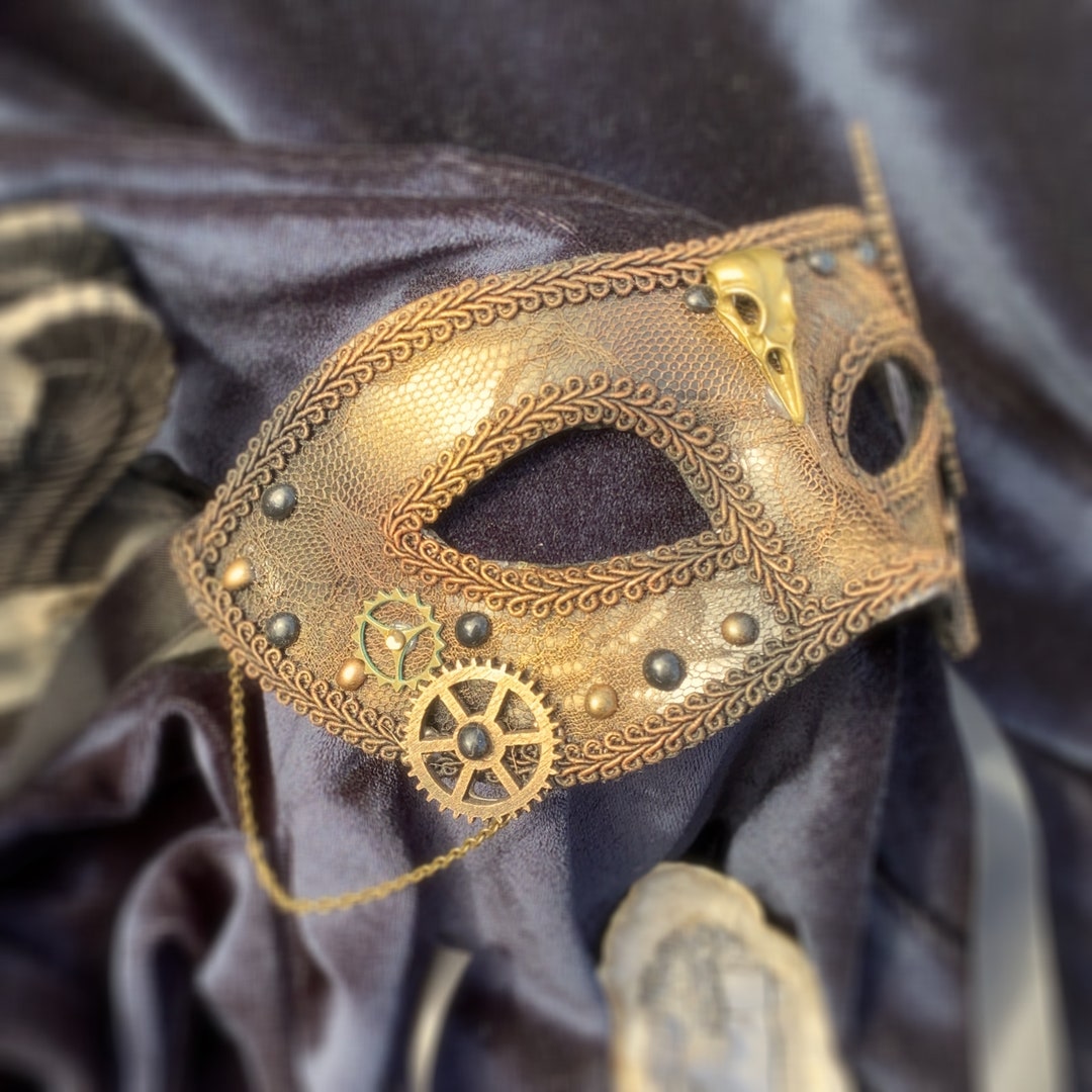 LADY ENGINE Steampunk, Mask, Cosplay, Mask, Carnival, Masquerade ...