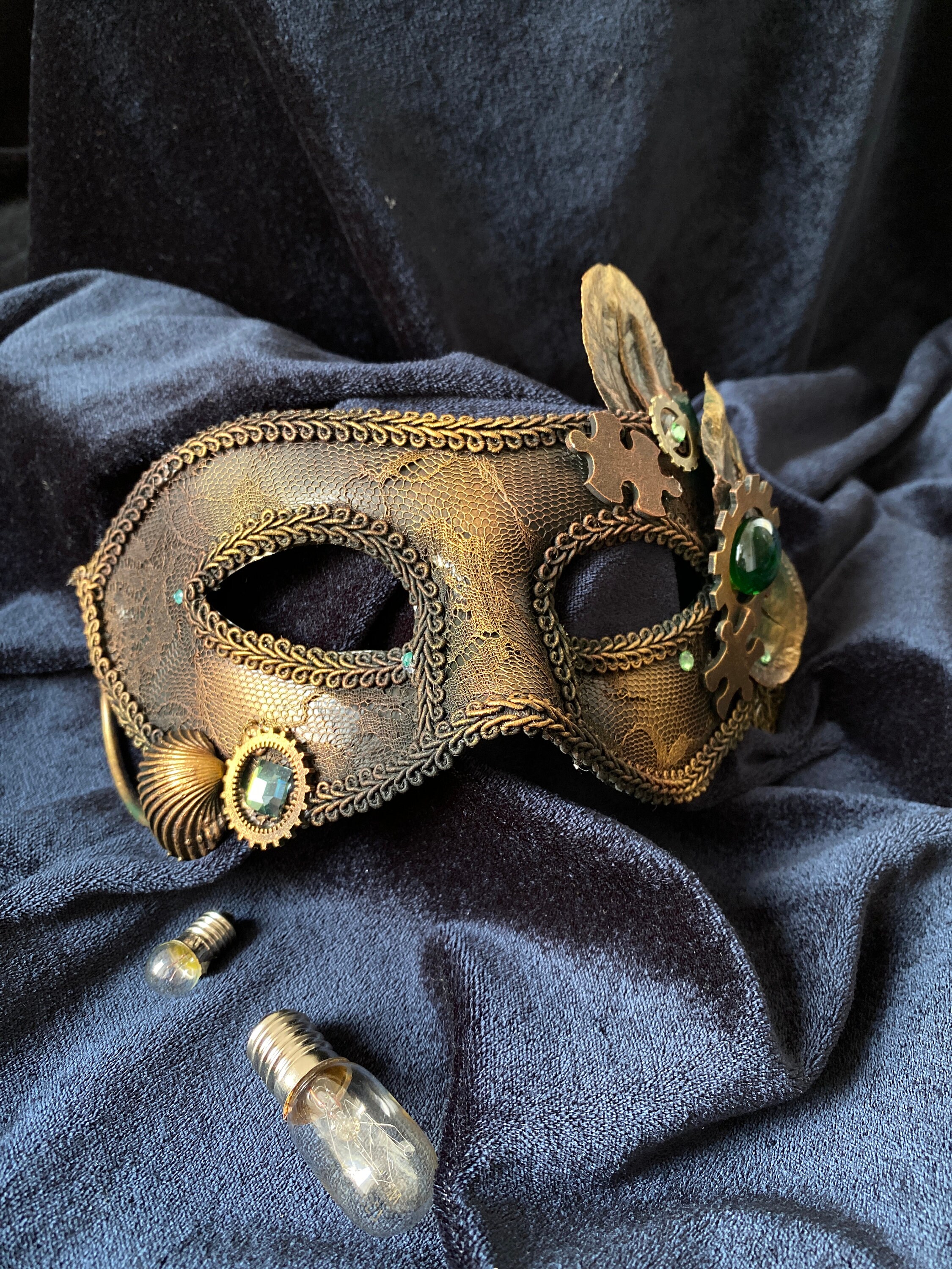 Steampunk Mask Cosplay Siren Mask Carnival Masquerade | Etsy