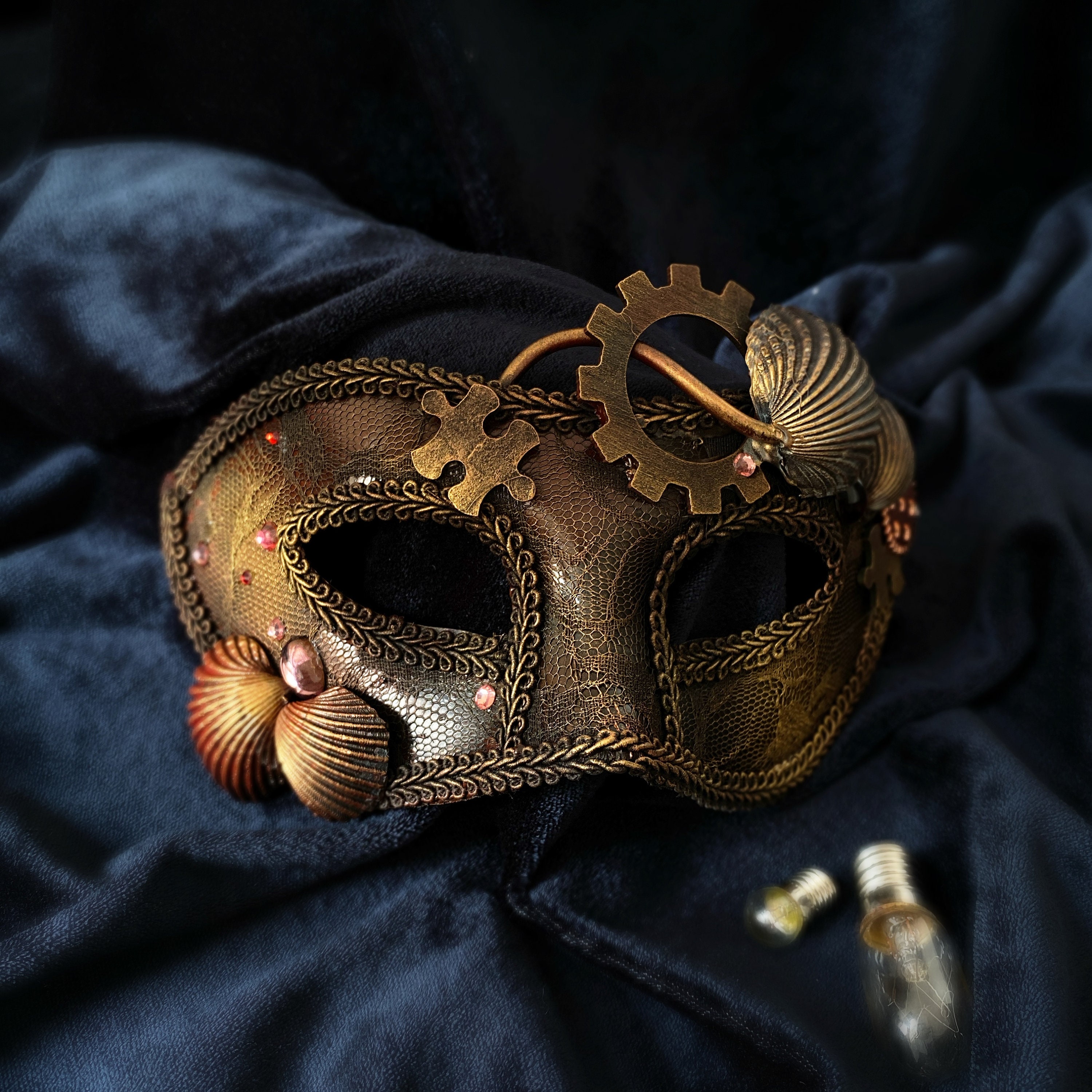 Steampunk, Mask, Cosplay, Siren, Mask, Carnival, Masquerade, Burning ...