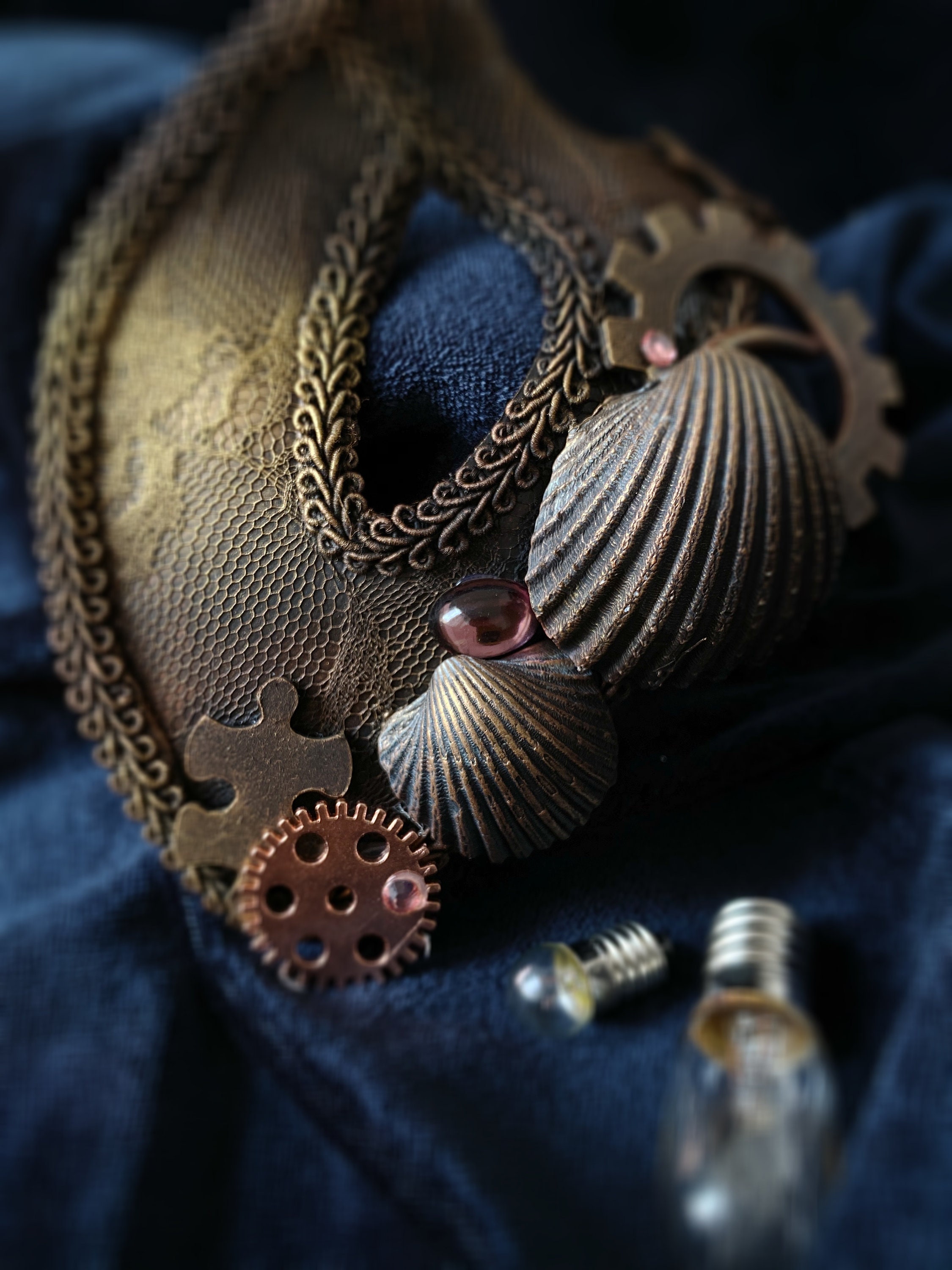 Steampunk, Mask, Cosplay, Siren, Mask, Carnival, Masquerade, Burning ...