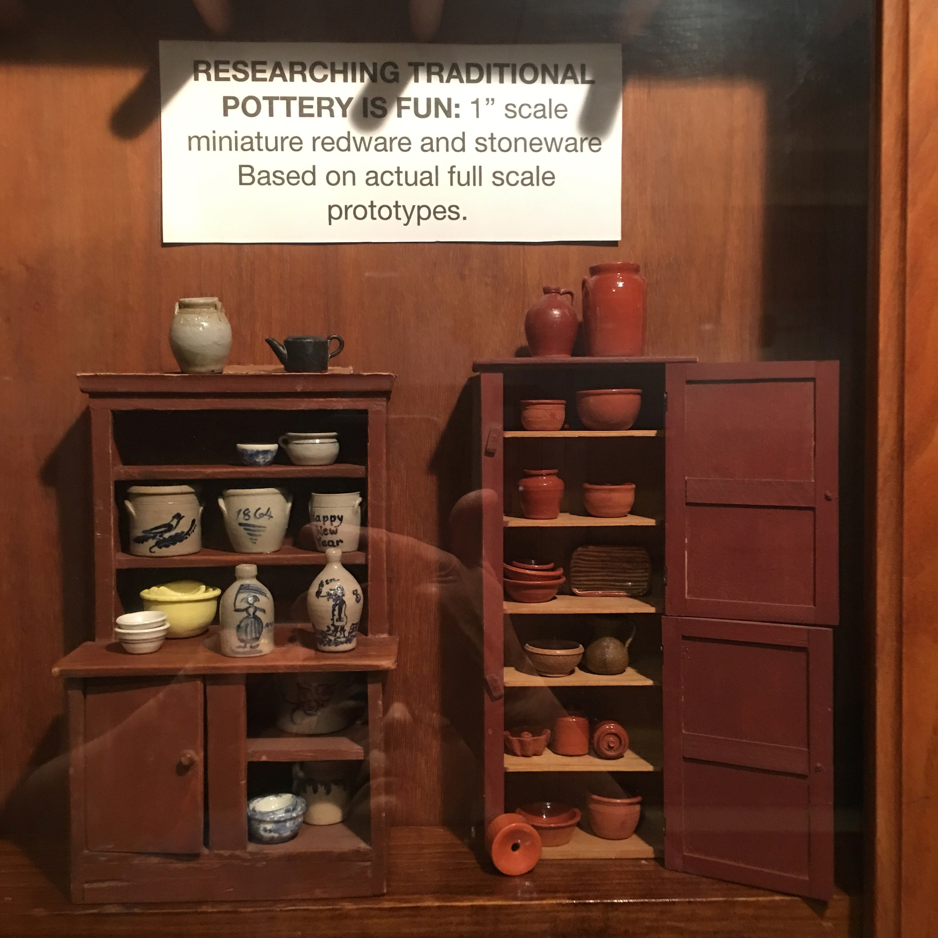 CNC Pottery Authentic 19th Century Redware Miniature Replicas: Spittoon ...