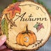 Autumn and Fall Wooden Sign. Personalised Seasonal Home Decor. - Etsy