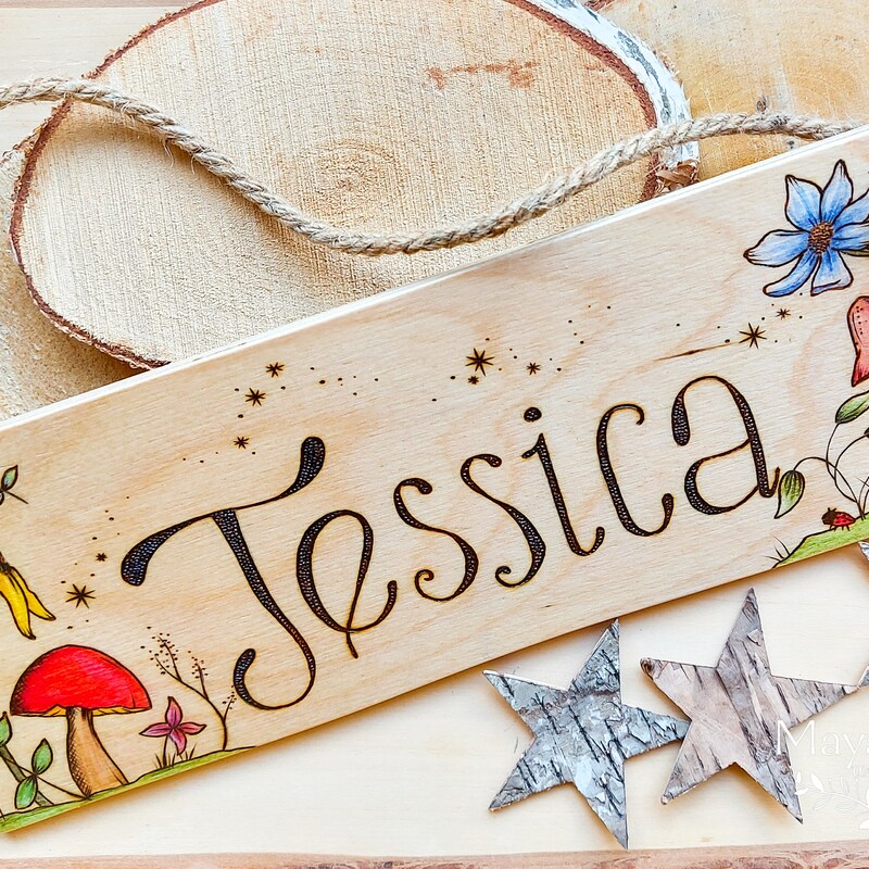 Woodburned Sign - Etsy