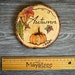 Autumn and Fall Wooden Sign. Personalised Seasonal Home Decor. - Etsy