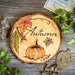 Autumn and Fall Wooden Sign. Personalised Seasonal Home Decor. - Etsy
