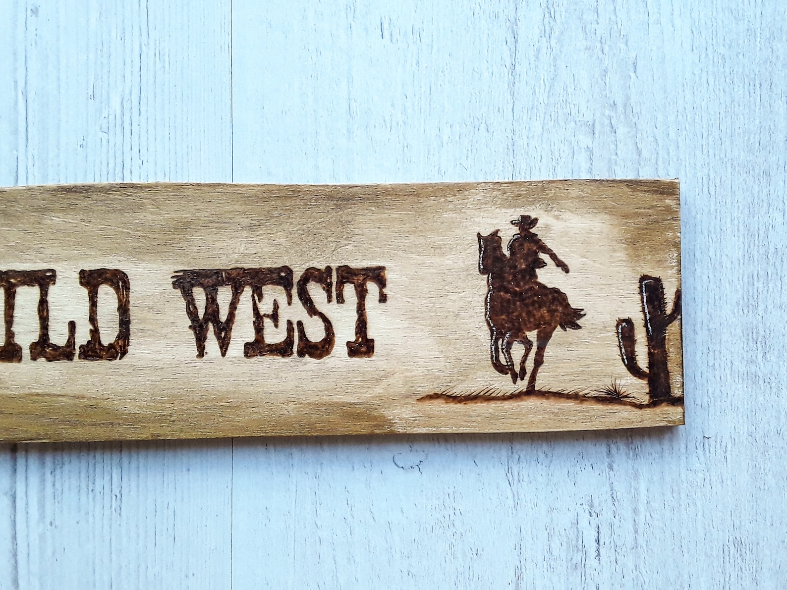 Wild West Destination Sign Travel Lovers Gift Personalised - Etsy UK