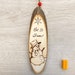 Pyrography Snowman Christmas Decoration, Festive Wood Burned Hanging ...