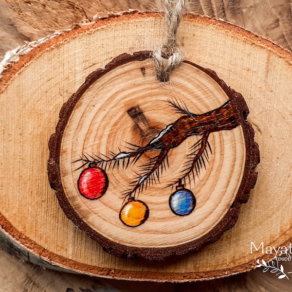 Wood Burning Ornaments - Etsy