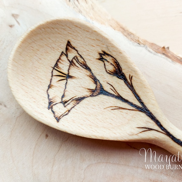 Wood Burned Spoons - Etsy Canada