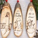 Pyrography Snowman Christmas Decoration, Festive Wood Burned Hanging ...