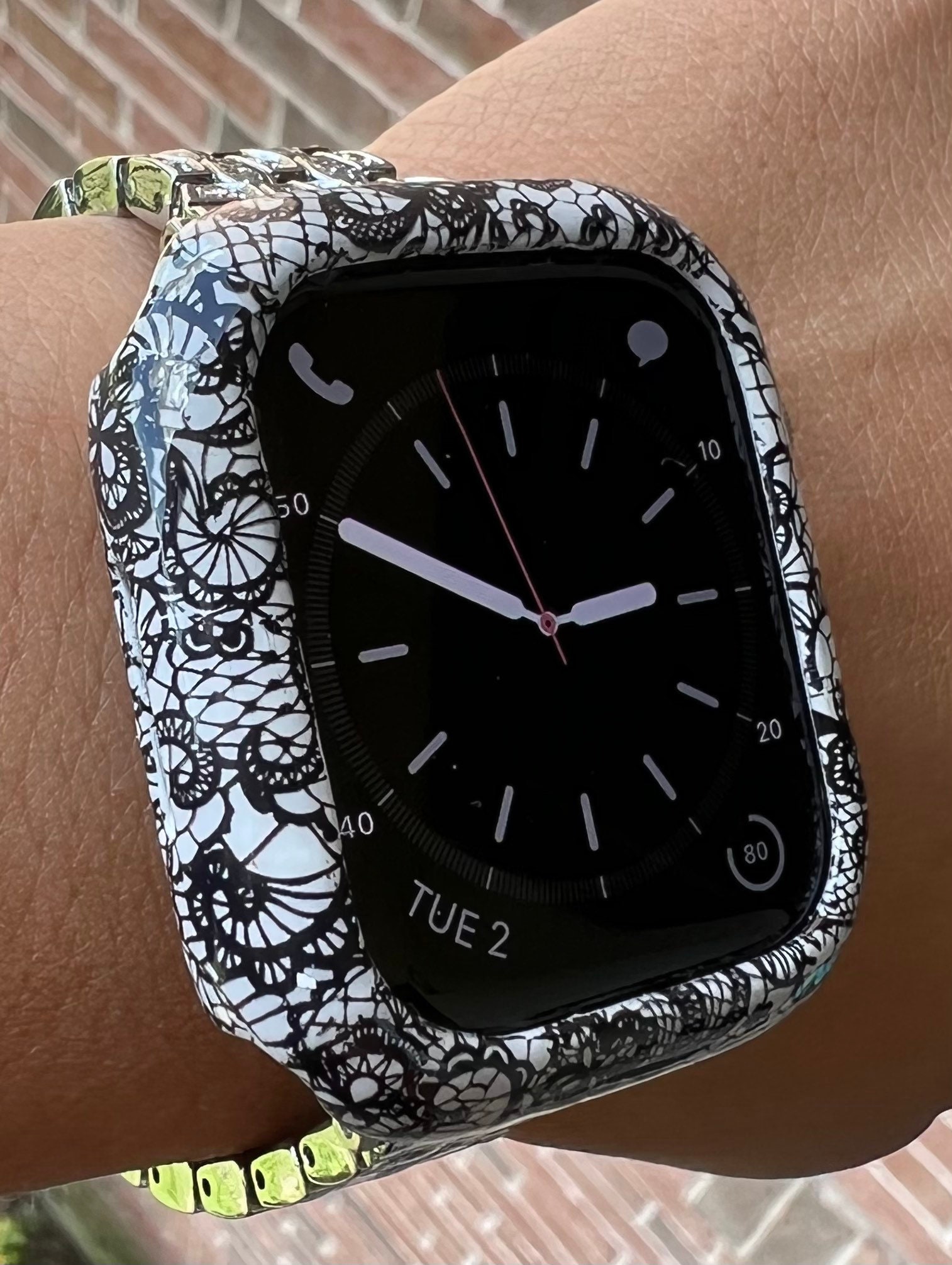 Apple Watch Case Bumper Lace Design Cover 38mm 40mm 41mm 42mm - Etsy
