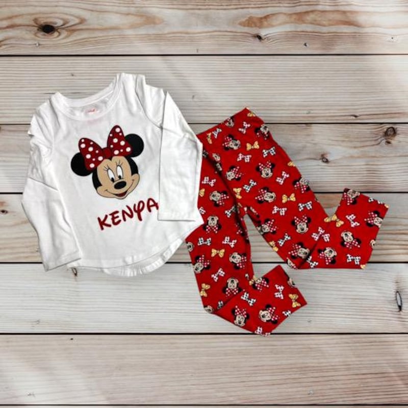 Minnie Mouse Outfit - Etsy