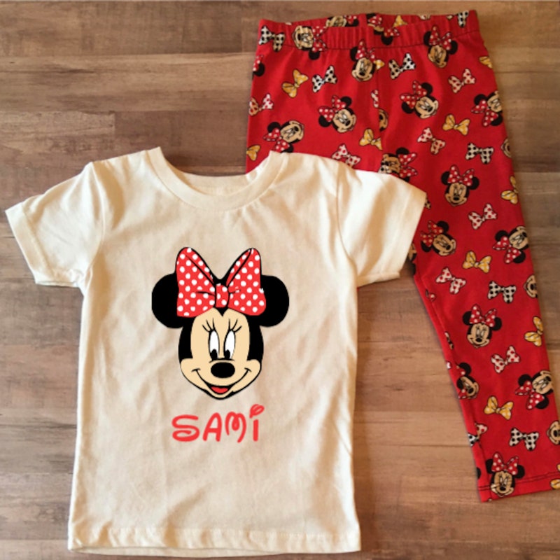 Minnie Mouse Outfit - Etsy