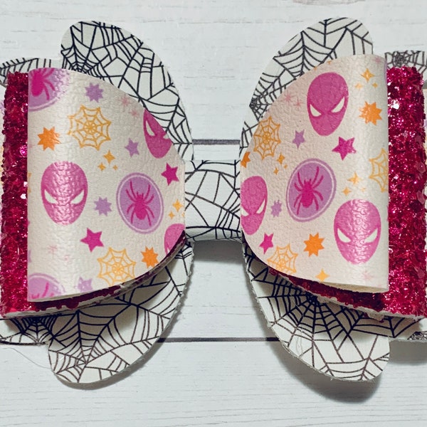 Spiderman Bow Svg - Etsy