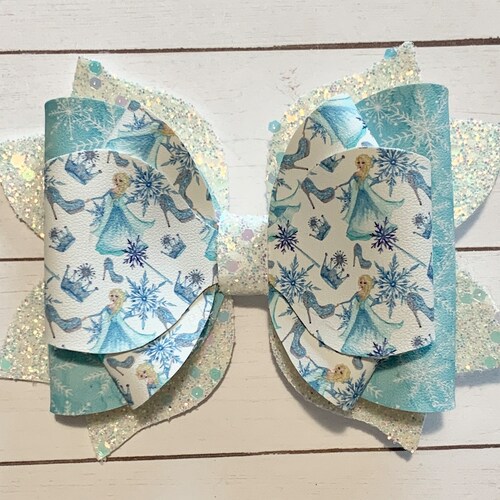 Turquoise Glitter Sparkle Frozen Elsa Inspired Hair Clip Hair - Etsy