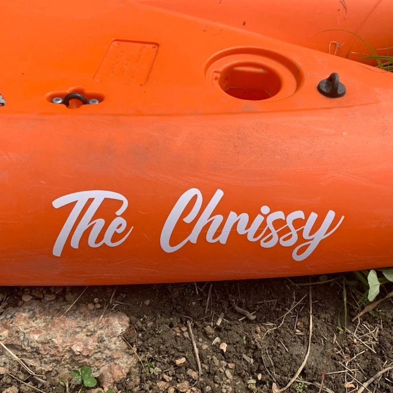 Kayak Vinyl Decal Stickers Personalized Kayak Decal Custom - Etsy