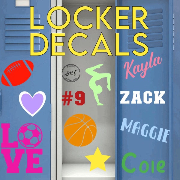 Locker Decal - Etsy