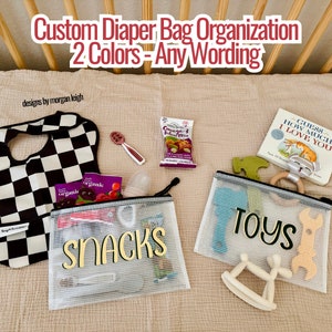 Diaper Bag Organization, Diaper Bag Storage, Daycare Bag, Diaper Bag ...