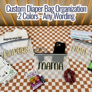 Diaper Bag Organization, Diaper Bag Storage, Daycare Bag, Diaper Bag ...
