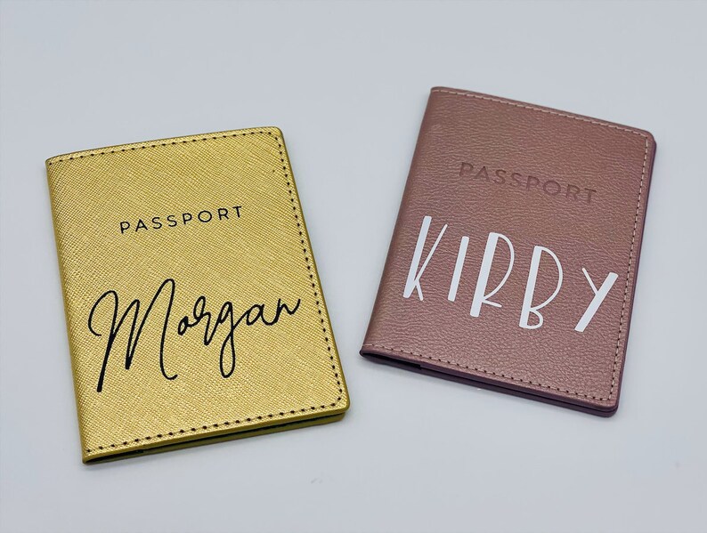 Personalized Passport Holder Custom Passport Book Leather - Etsy