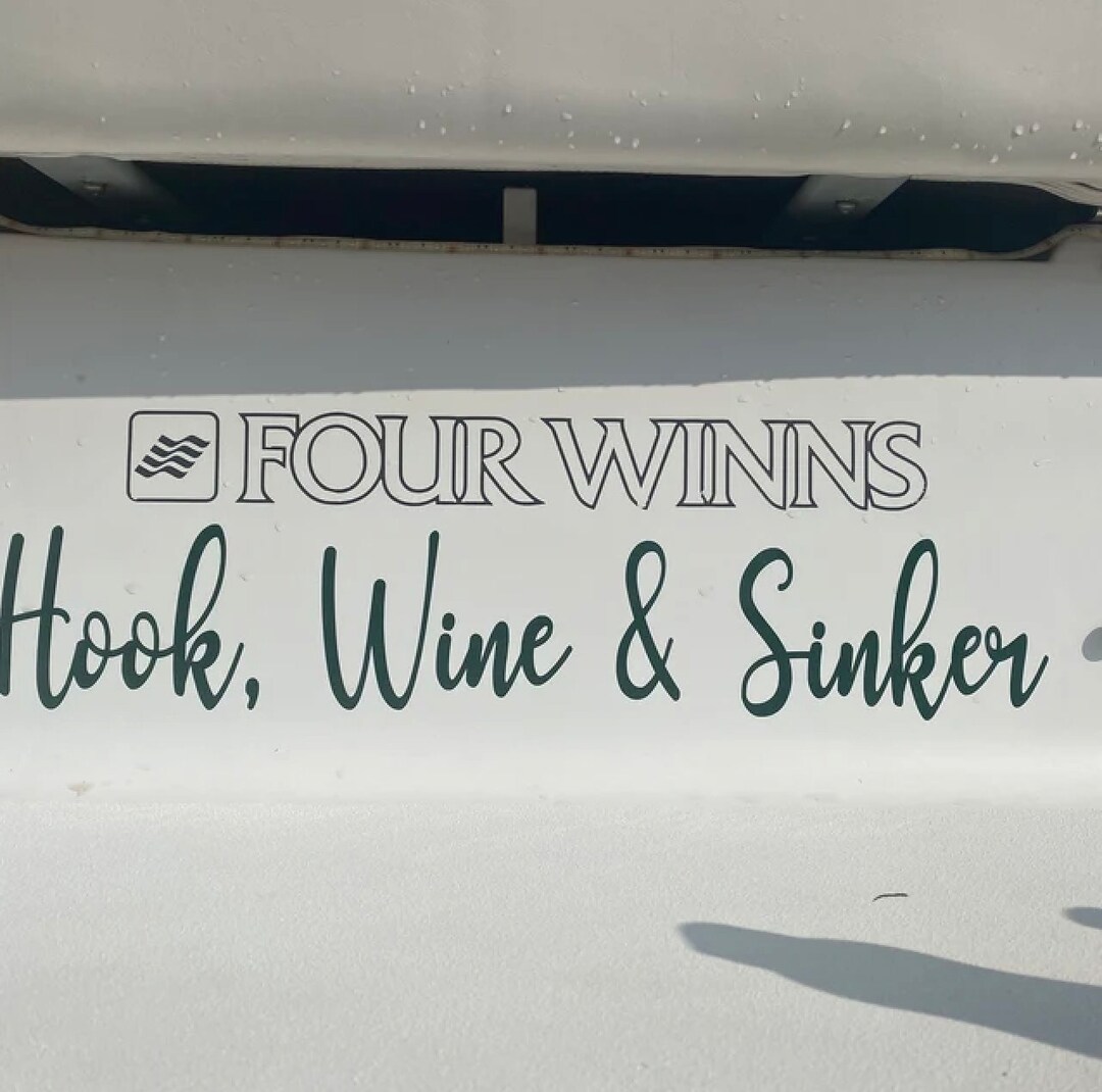 Boat Vinyl Decal Stickers | Personalized Boat Decal | Custom Boat ...