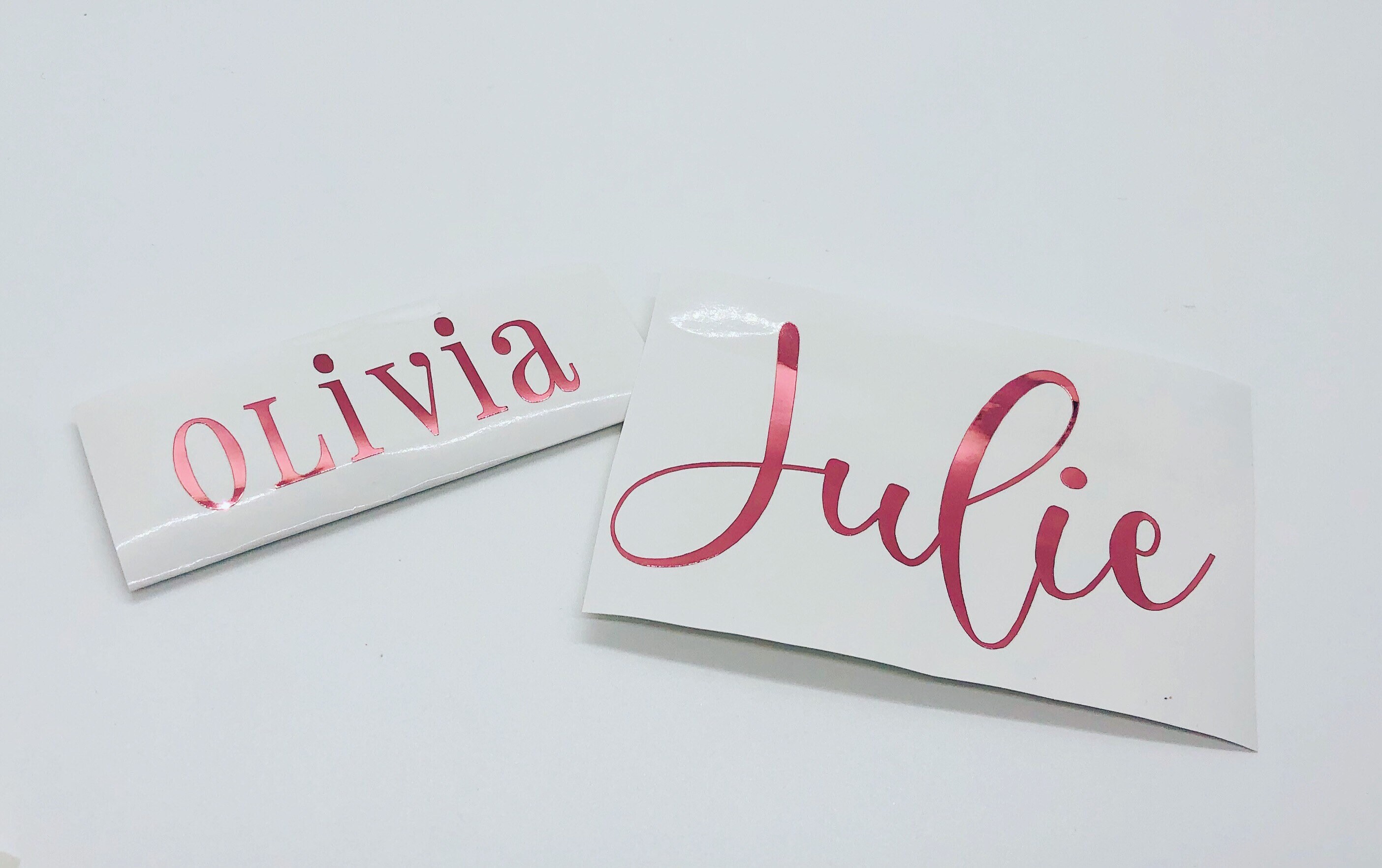 ROSE GOLD Custom Vinyl Decal Rose Gold Vinyl Sticker Rose Gold - Etsy