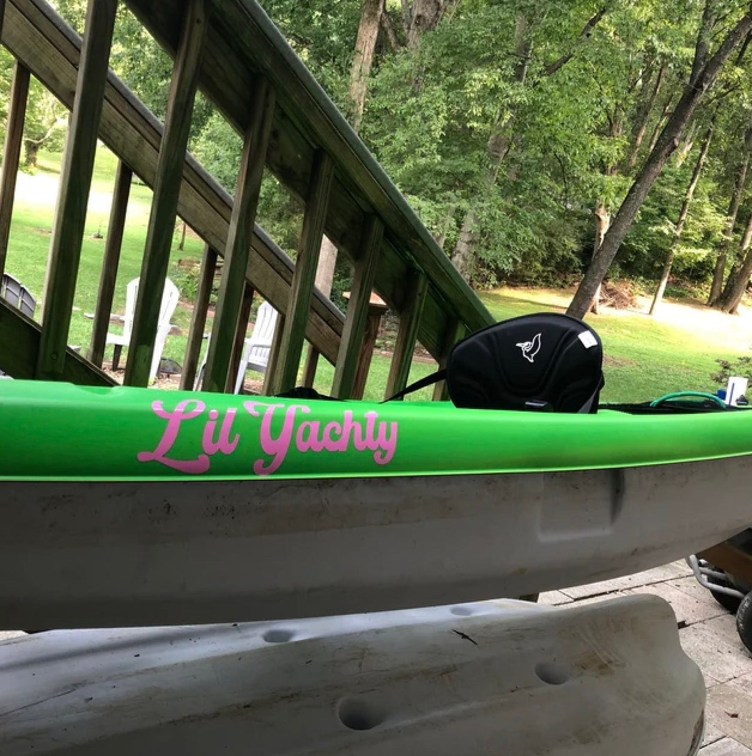 Kayak Vinyl Decal Stickers | Personalized Kayak Decal | Custom Canoe ...