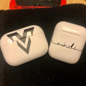 Airpods Sticker Airpods Decal Name for Airpods Custom Airpods Vinyl ...