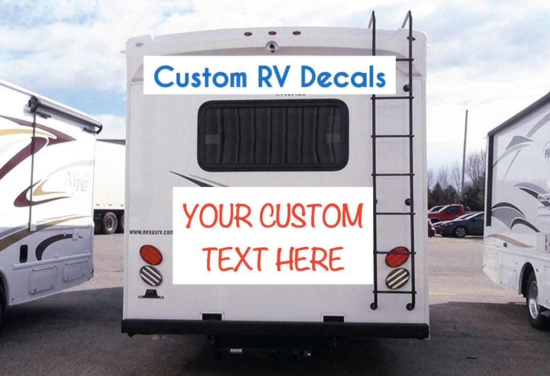 Custom Sticker for RV | Camper Stickers Camper Decal | Motor Home ...