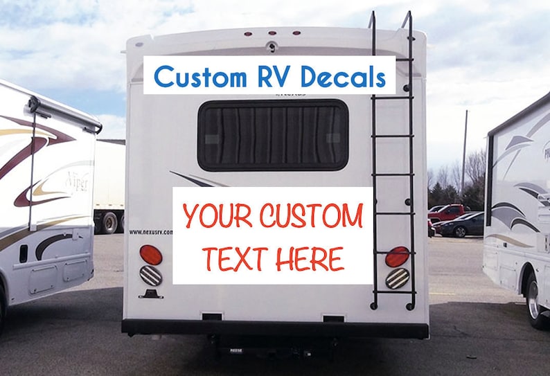 Custom Sticker for RV Camper Stickers Camper Decal Motor - Etsy