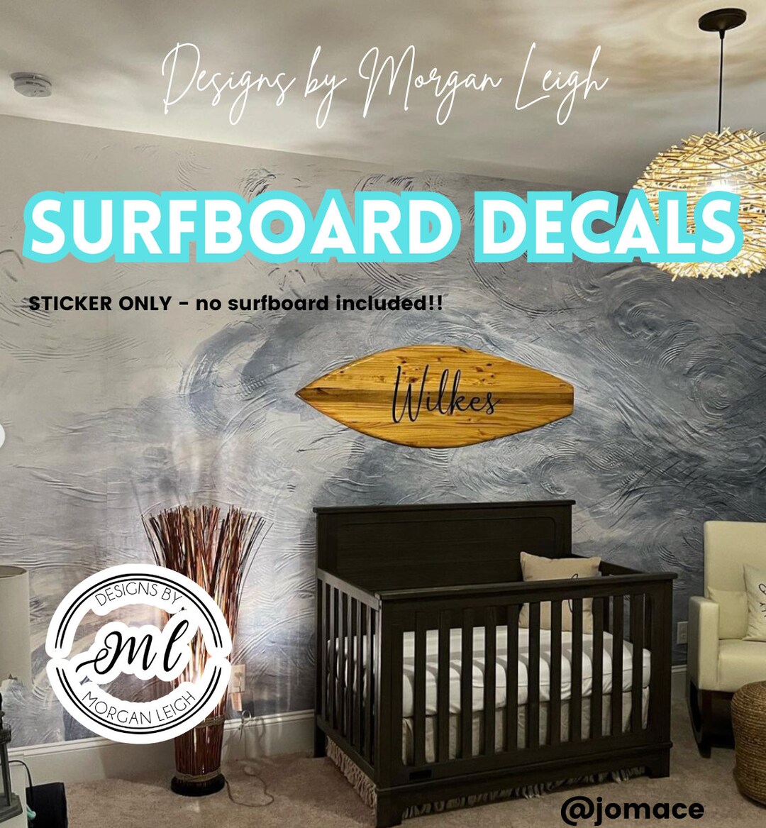 Surfboard Decals | Wakeboard Decals | Surfboard Stickers | Kayak Vinyl ...