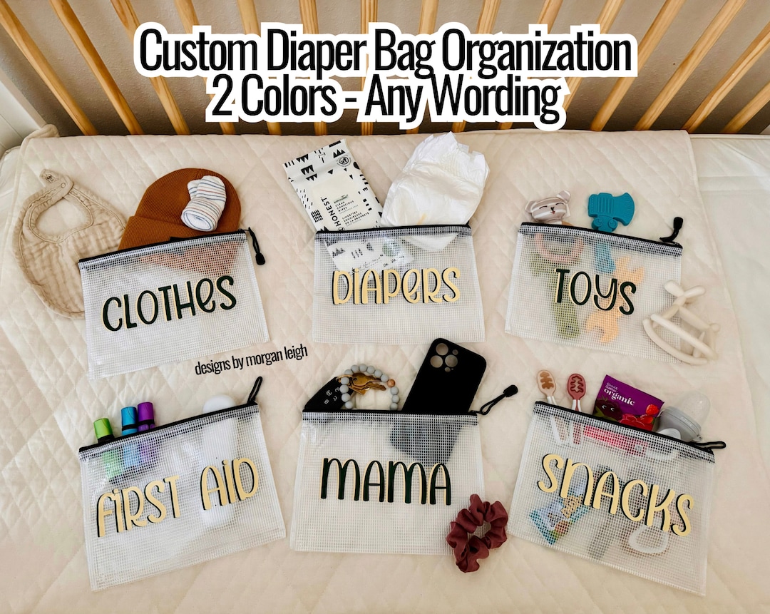 Diaper Bag Organization, Diaper Bag Storage, Daycare Bag, Diaper Bag ...