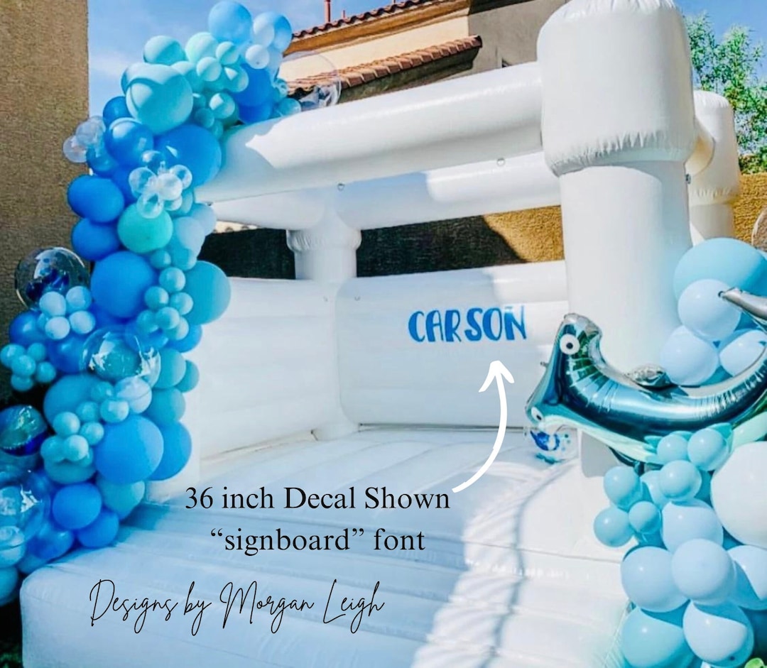 Bounce House Decals | Moon Bounce Stickers | Large Vinyl Decals | 50 ...